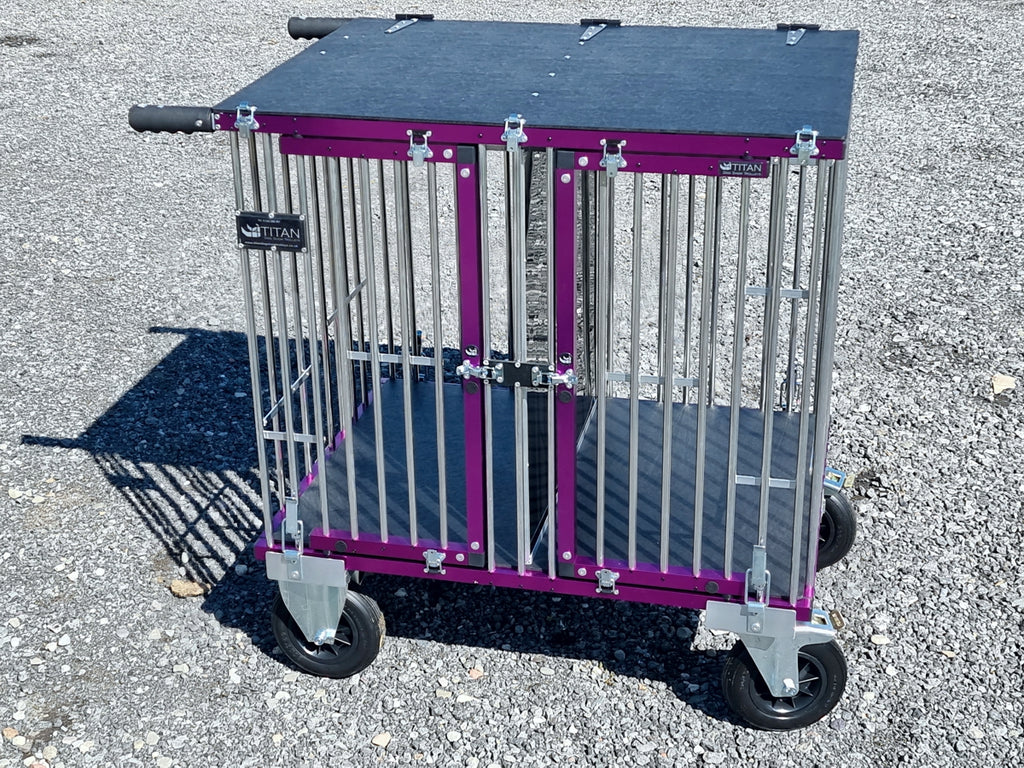 2 Berth LARGE Titan Dog Show Trolley – Juicy Pet Products & Titan Dog ...